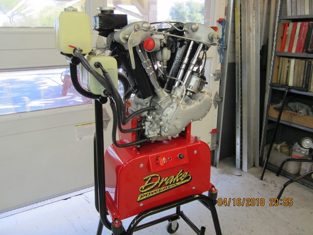 1937 Drake Motor Start-up on Custom Run-Stand | HWC Classics