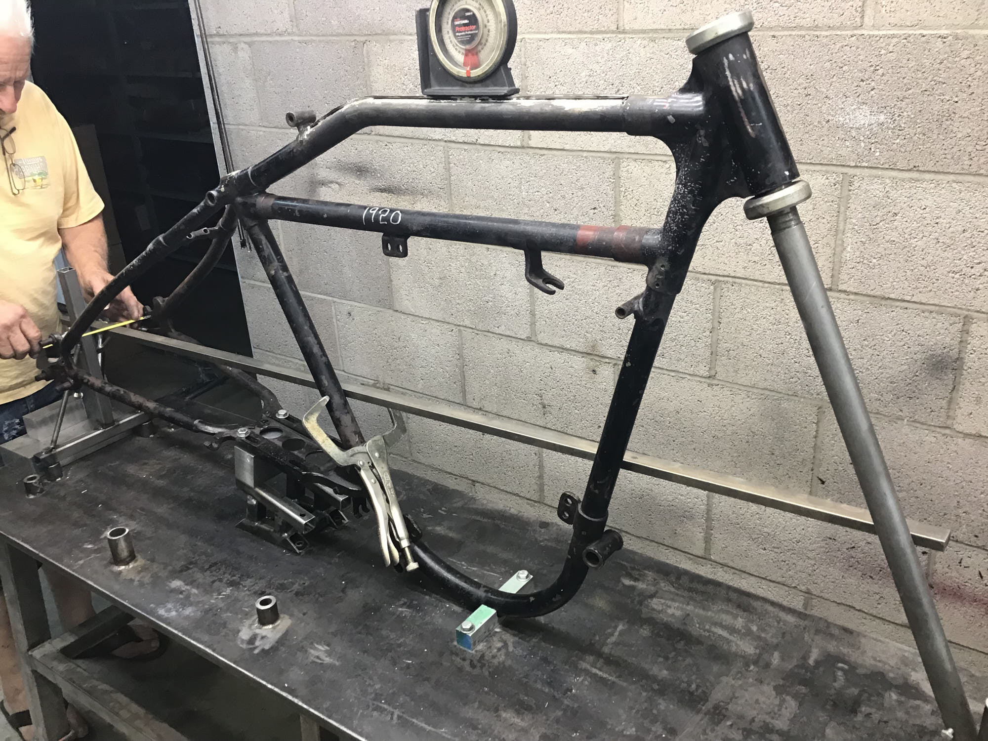 Harley Davidson JD Frame Straightening | HWC Classics