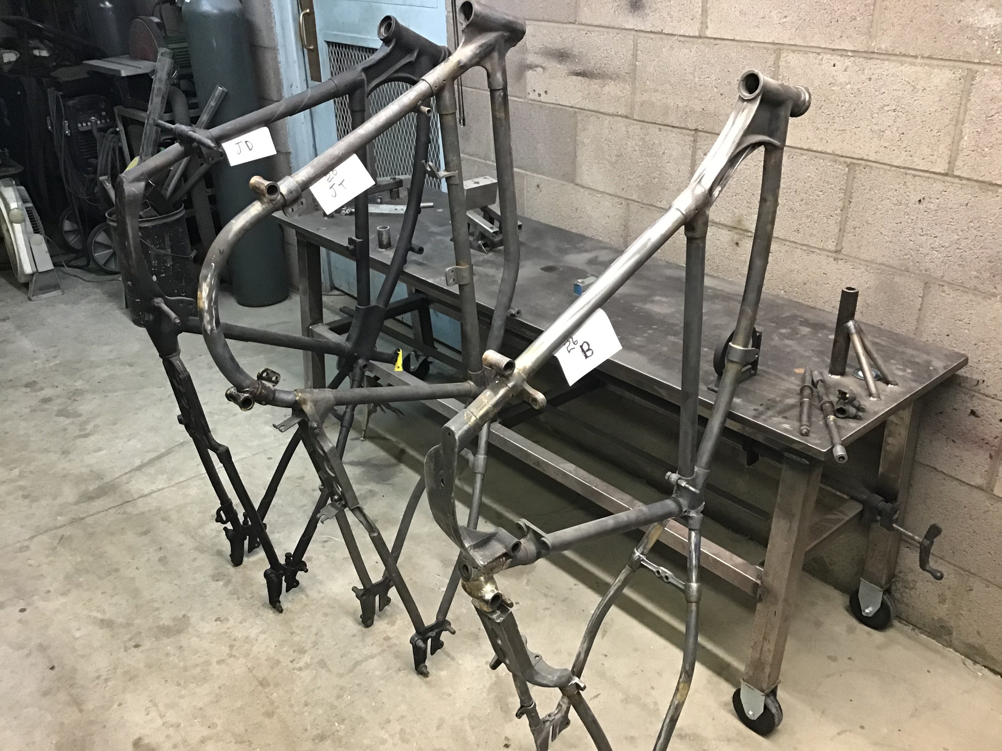 JD, JT, and B frames ready for delivery | HWC Classics